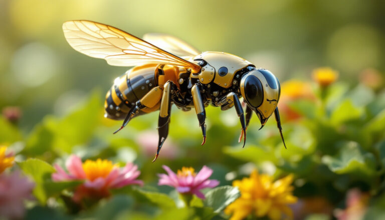 Harvard inspire son RoboBee avec un atterrissage façon mouche grue